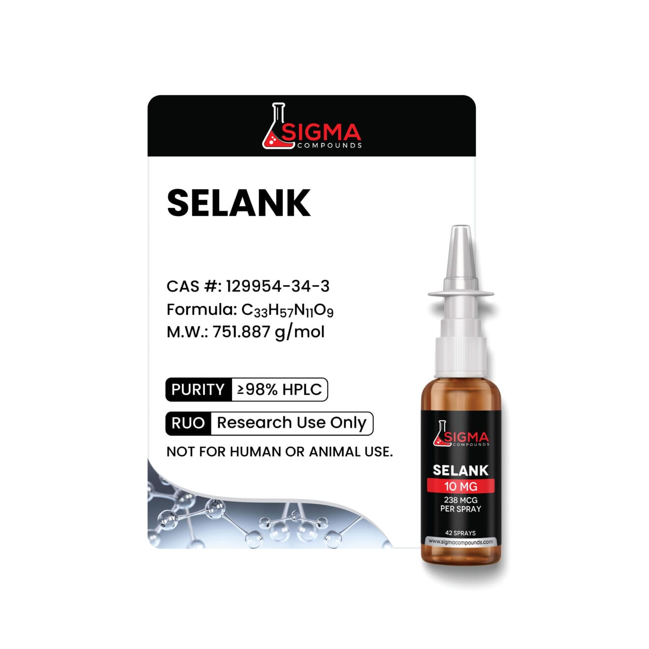 Selank (10 MG) - Sigma Compounds
